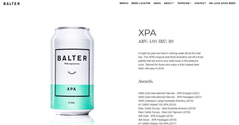 バルターXPA（Balter XPA） | オーストラリアビールガイド